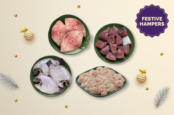 Combo: (Seer Fish / Neymeen 500g + Fresh Indian Baasa Fillets 500g ...