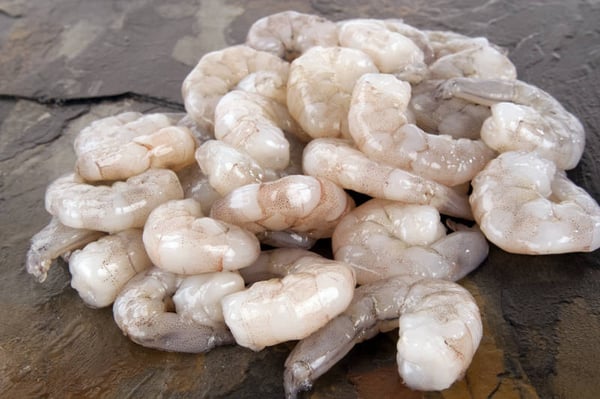 Fresh White Prawns / Naaran - Peeled, Cleaned & Deveined (PD) | Gurgaon