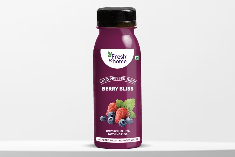 Cold Pressed Berry Bliss Juice (200ml Bottle) : Buy online ...