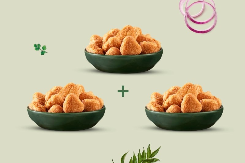 Crunchy Chicken Nuggets 360g (3 Packs) : Buy online | freshtohome.com