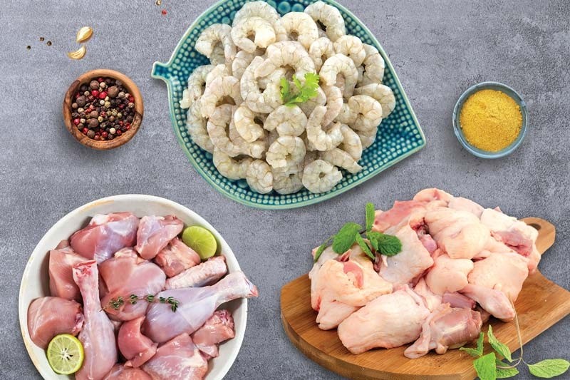 Combo: (1kg Premium Chicken Skinless Curry Cut + 1kg Vigova Duck Curry ...