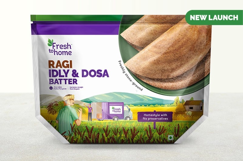 Ragi Idly / Dosa Batter (1kg Pack) : Buy online | freshtohome.com