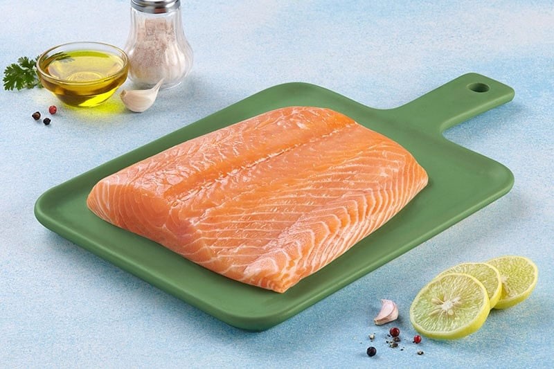 Fresh Atlantic Salmon - Fillets (480g to 500g Pack) : Buy online ...