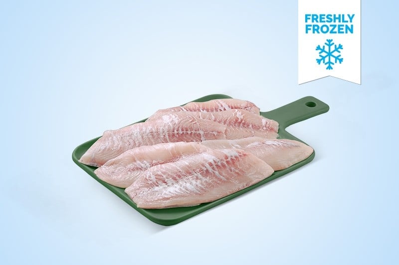 Tilapia / Jalebi Fish Boneless Fillet (Freshly Frozen, 500g Pack) : Buy ...