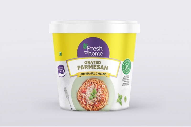Grated Parmesan Cheese (100g Pack) : Buy online | freshtohome.com