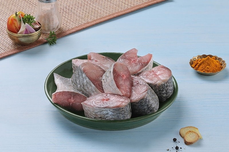 Grey Mullet / Thirutha / Bhangor - Curry cut (480g to 500g Pack) : Buy ...