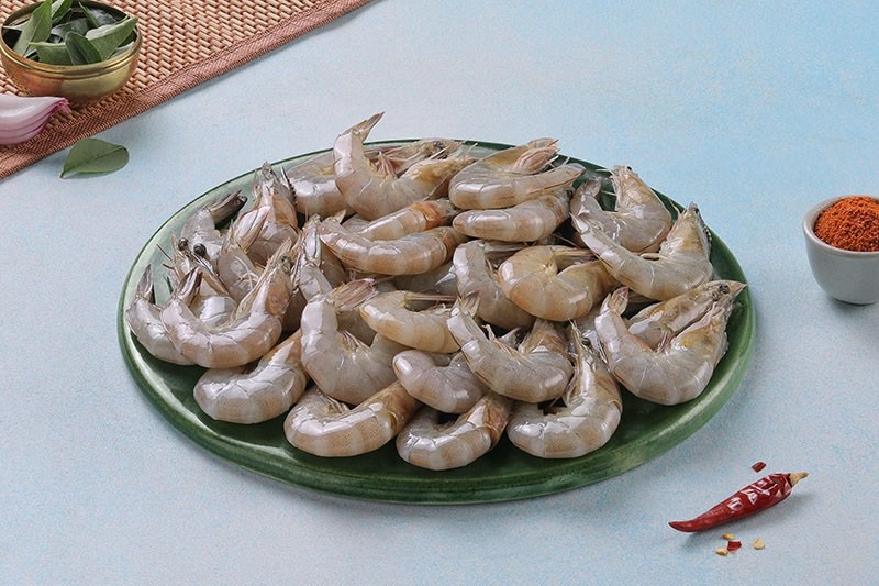 Indian Prawns / Venami / Vannamei / Jhinga / Chemmin (90+ Count/kg ...
