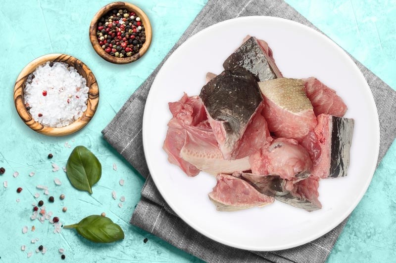 Black King Fish / Motha / Cobia - Head and Tail Curry Cut : Buy online ...