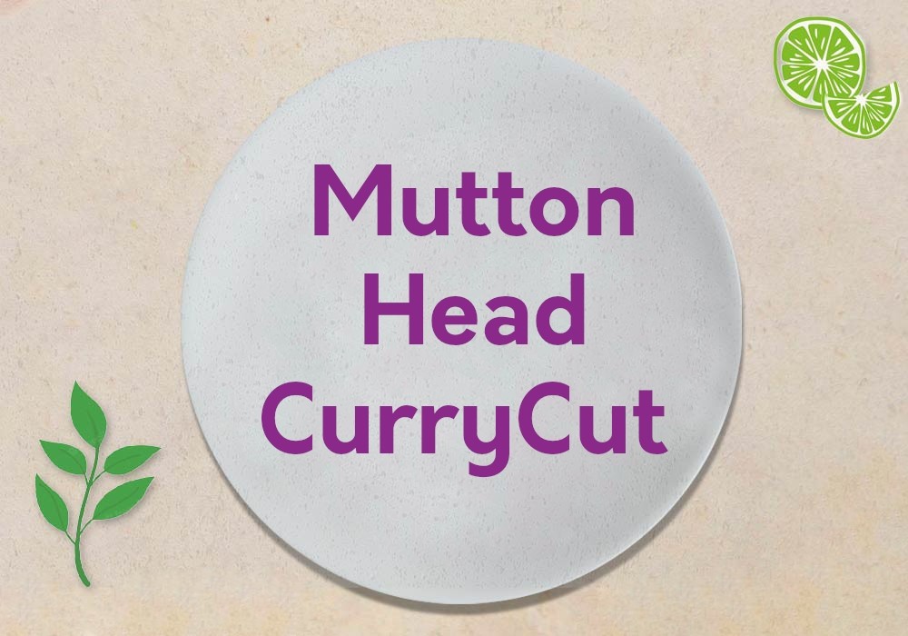Mutton Head (1 Unit) - Curry Cut : Buy online | freshtohome.com