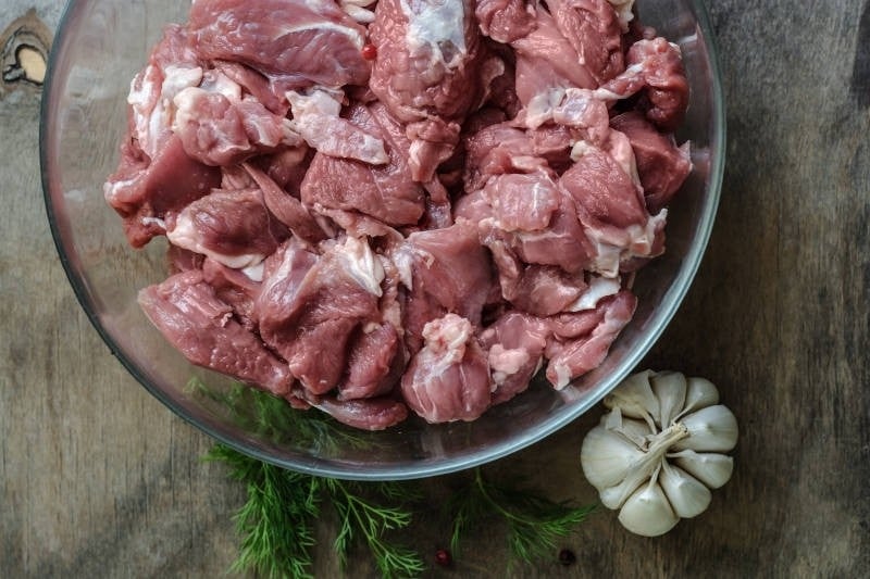 Premium Goat / ಮೇಕೆ Shoulder Curry Cut (380 - 400g Pack) : Buy online ...