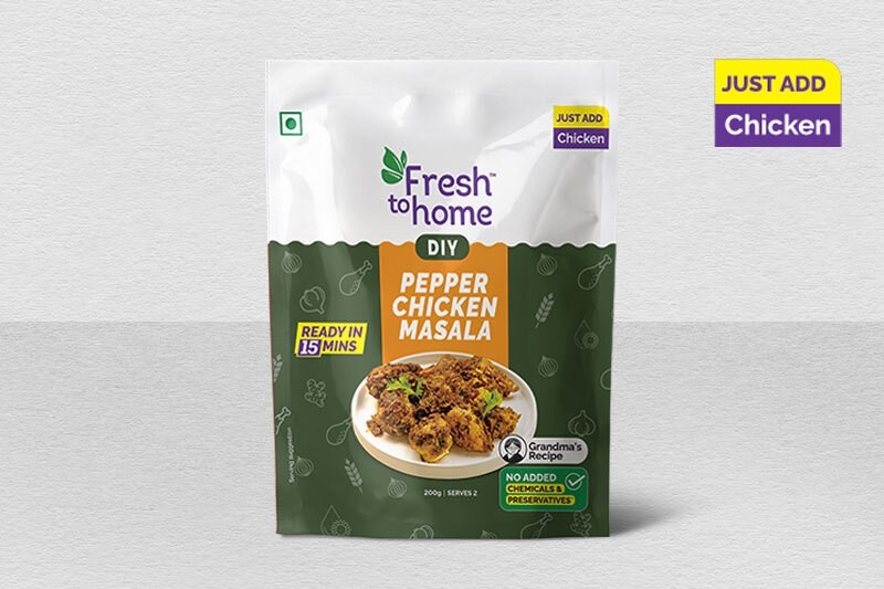 DIY Pepper Chicken Masala (200g Pack) : Buy online | freshtohome.com