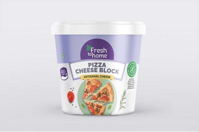 Pizza Cheese Block (100g Pack) : Buy online | freshtohome.com