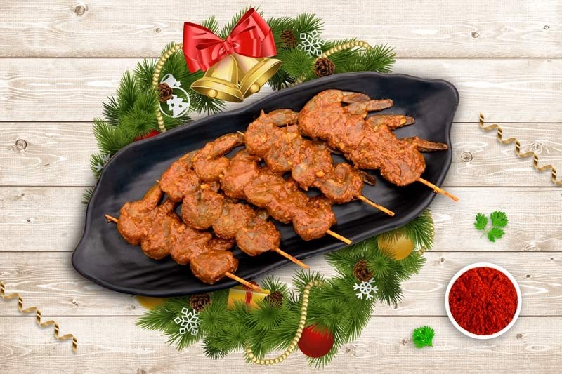Satay Udang / Prawn Satay - 290g+ Pack : Buy online | freshtohome.com
