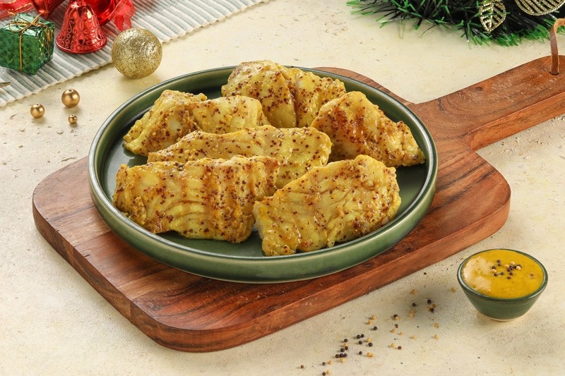 Grilled Reefcod / Hamour Fish Fillet With Mustard : Buy online ...