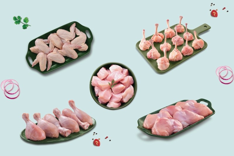 Regular Party Pack: (Premium Chicken Wing Pieces 250g + Premium Chicken ...