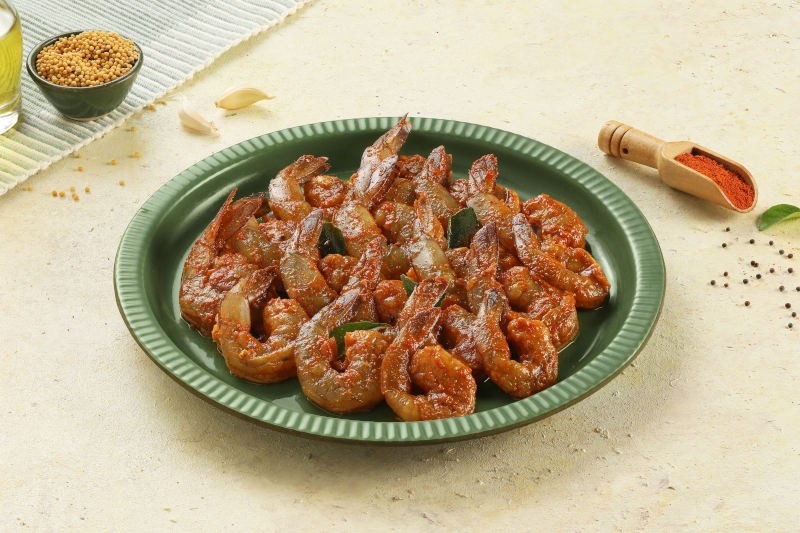 Royyala Pulusu / Spicy Prawns Gravy (Andhra Style) : Buy online ...