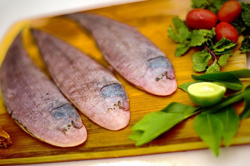 Kerala Sole Fish / Manthal / Repti / ನಂಗು ಮೀನು (Large) : Buy online ...