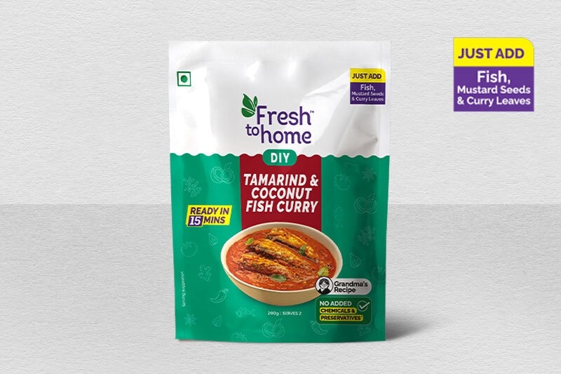 Tamarind & Coconut Instant Fish Curry Mix (200g Pack) : Buy online ...