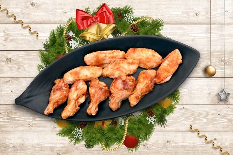 Texas Style Barbeque Chicken Wings - Pack of 400g to 420g : Buy online ...