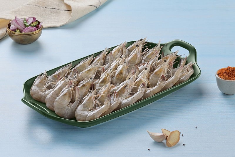 Indian Prawns/Venami (Large) : Buy online | freshtohome.com