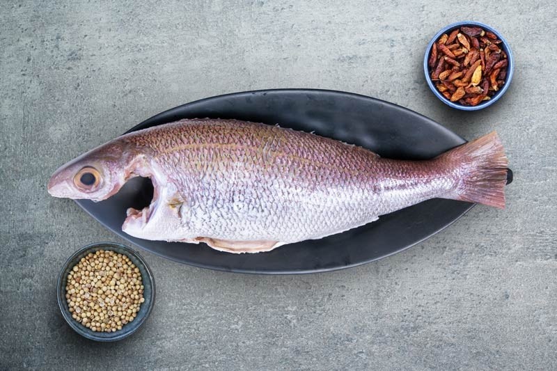 White Snapper / Vela Meen (Small) - Whole Cleaned : Buy online ...