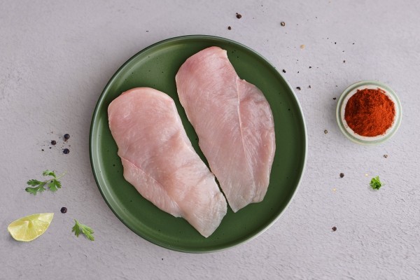 Premium Chicken Breast Fillet - Thinly Sliced (380 to 400g Pack) | Neemrana