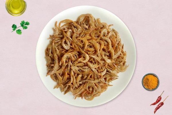 Dry Tiny Prawns / Thelly Chemmeen / Lau Chingri (Salted) - 100g Pack ...