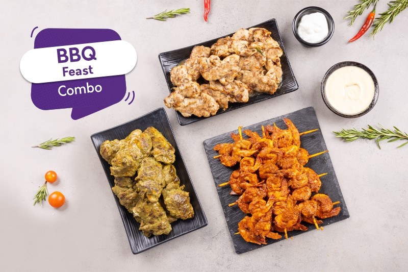 BBQ Feast Combo (Serves 6) : Buy online | freshtohome.com