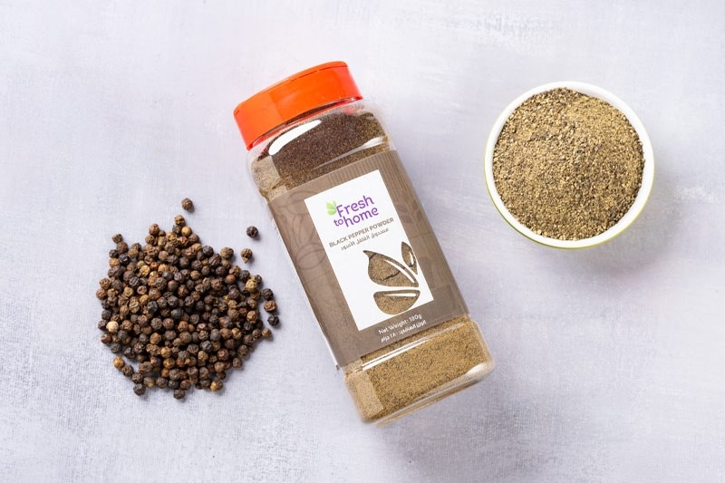 Black Pepper Powder (Freshly Ground) - Pack of 180gm : Buy online ...
