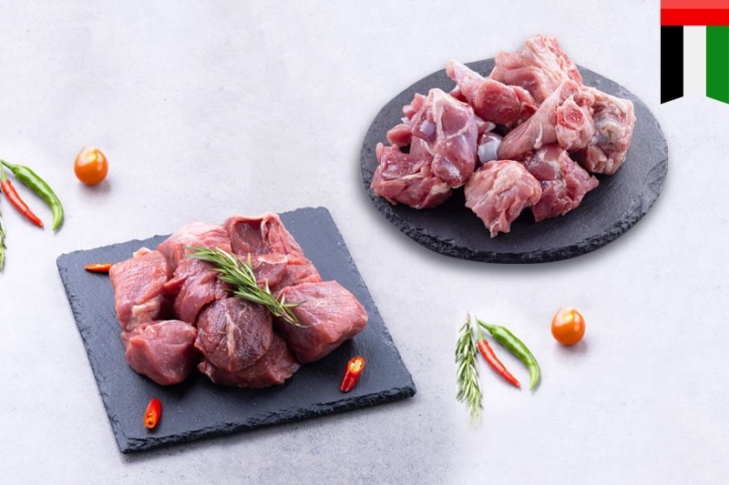 Combo Pack: (1kg Red Meat Curry Cut Boneless (PK) + 500g Indian Mutton ...