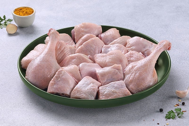 Premium Chicken - With Skin Curry Cut : Buy online | freshtohome.com