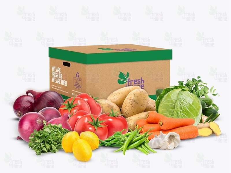 Essential Fresh Veggies Box - Approx 6kg : Buy online | freshtohome.com