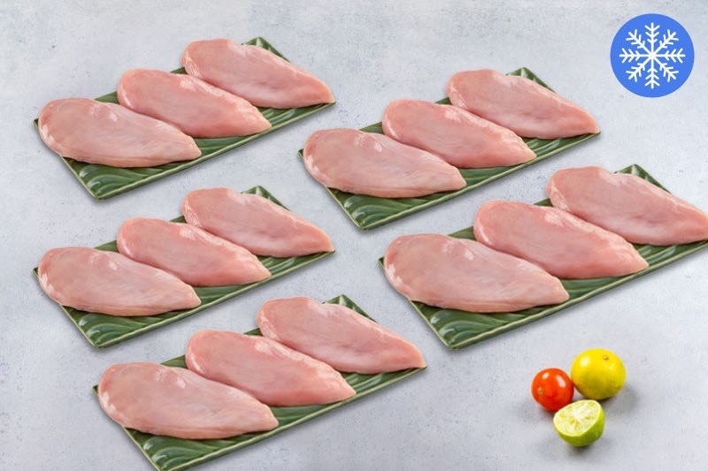 Freshly Frozen Chicken Breast Fillet - Bundle - Pack of 5 (2.5Kg) : Buy ...