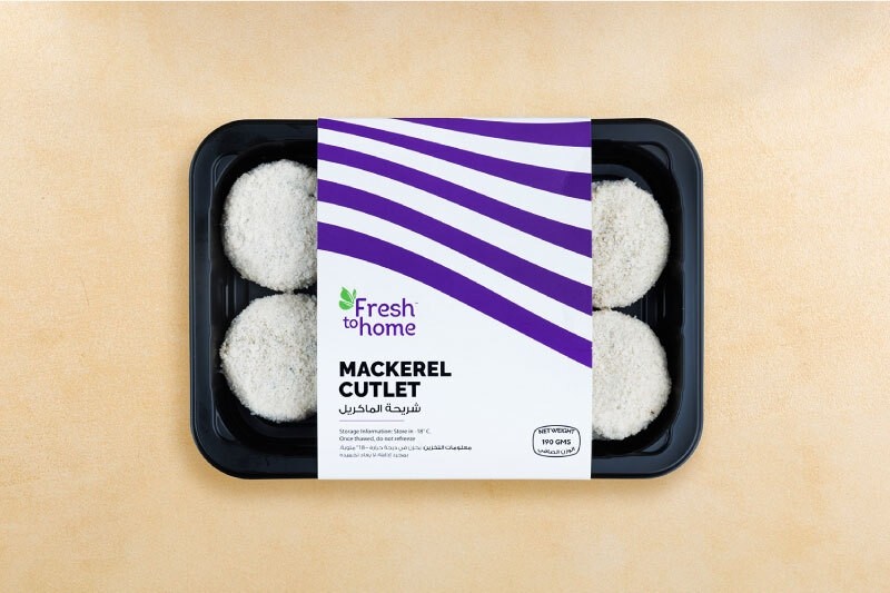 Mackerel Fish Cutlet - Pack of 4 : Buy online | freshtohome.com