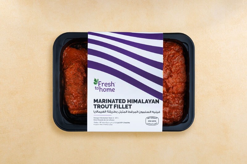 Marinated Himalayan Trout - Fillets (250g pack) : Buy online ...