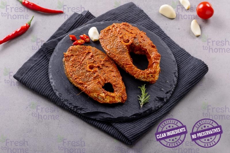 Marinated Barracuda / براكودا / Cheelavu - Steaks (250g Pack) : Buy ...