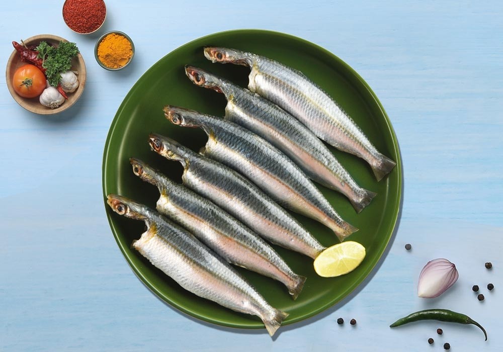 Premium Sardine / Mathi - Cleaned With Partial Head (280g to 300g Pack ...