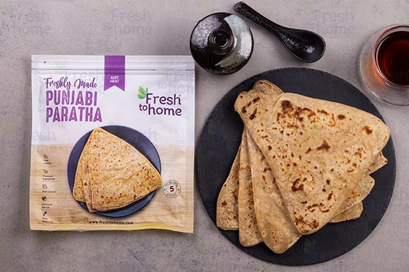 Punjabi Paratha (Plain Wheat) / براتا بنجابي - Pack of 5 : Buy online ...