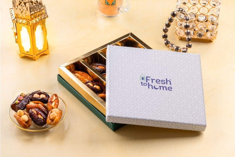 Ramadan Date Gift Box - 350g to 400g Pack : Buy online | freshtohome.com