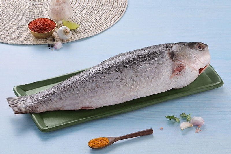 Rohu / Rui (650g to 900g) - Whole Cleaned (Descaled, Gutted Only) : Buy ...
