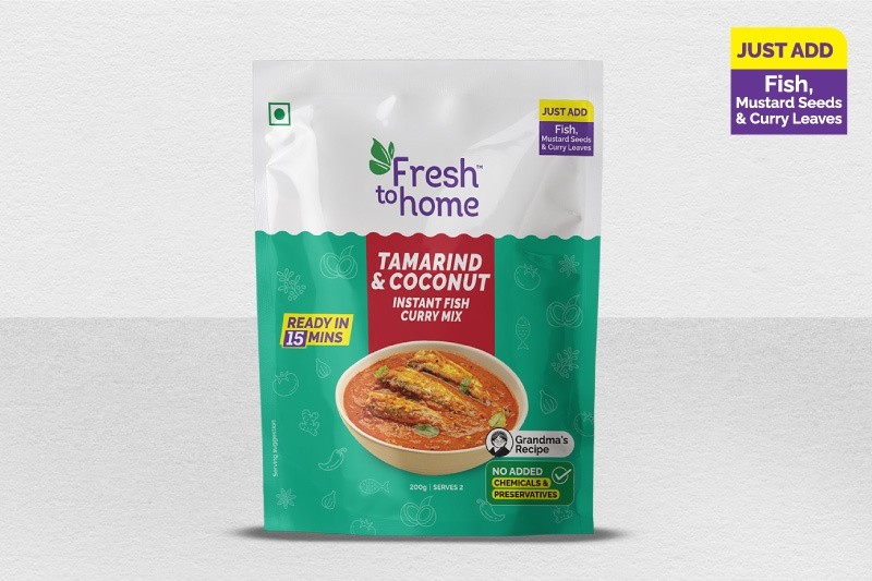 Tamarind & Coconut Instant Fish Curry Mix (200g Pack) : Buy online ...
