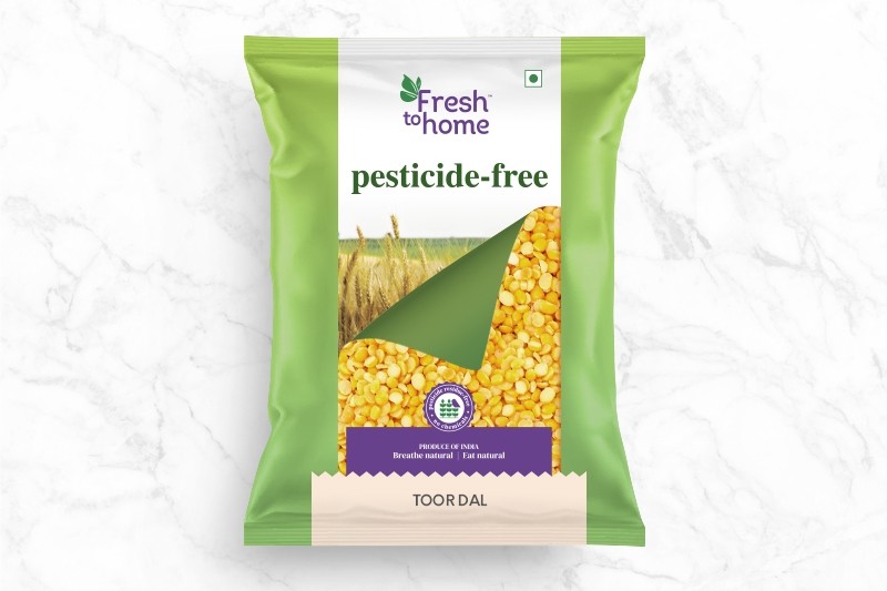 Pesticide Free Toor Dal - Pack of 500g : Buy online | freshtohome.com