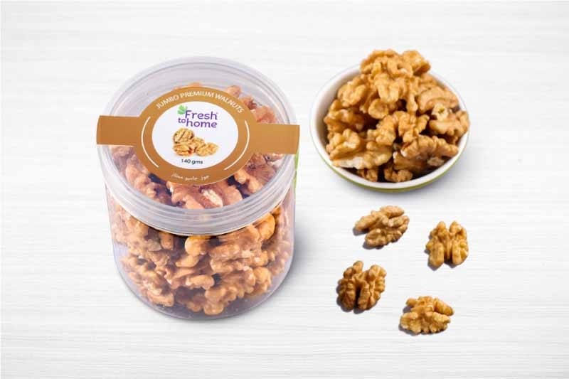 Jumbo Premium Walnuts - Pack of 140gm : Buy online | freshtohome.com