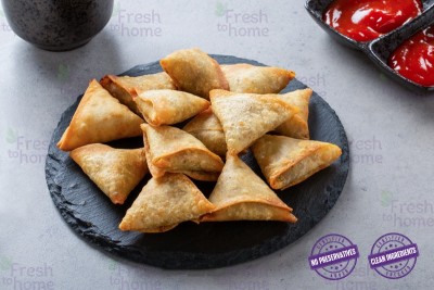 Mutton Samosas - Pack of 12 : Buy online | freshtohome.com