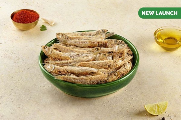 Dry Medium Anchovy / Nethallu Whole (Salted) - 100g Pack | Shadnagar